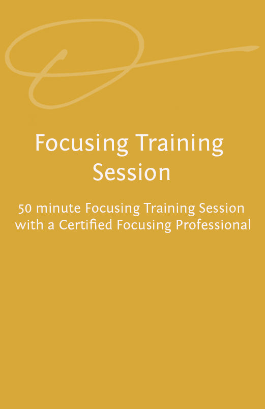 Focusing Training Session – The International Focusing Institute Store